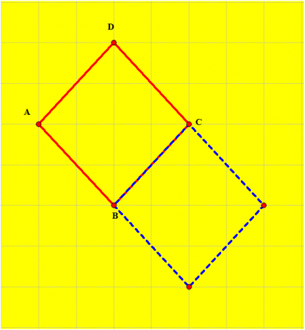 Simetria boshtore, zhvendosja e figurave ne rrjet | matematika | Detyra.al
