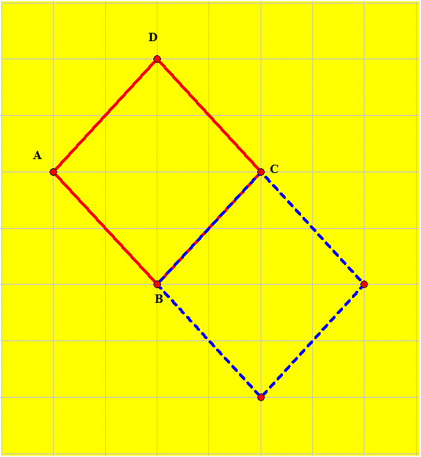 Simetria boshtore, zhvendosja e figurave ne rrjet | matematika | Detyra.al