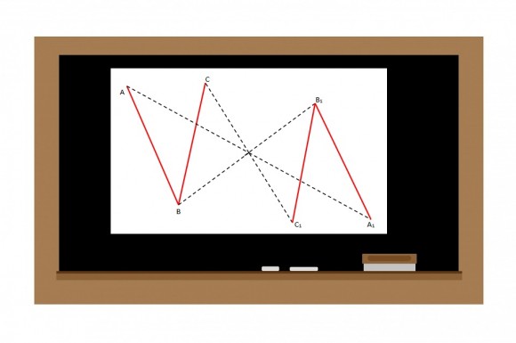 Simetria sipas nje pike | Simetria qendrore | Matematika 7 | Detyra.aal